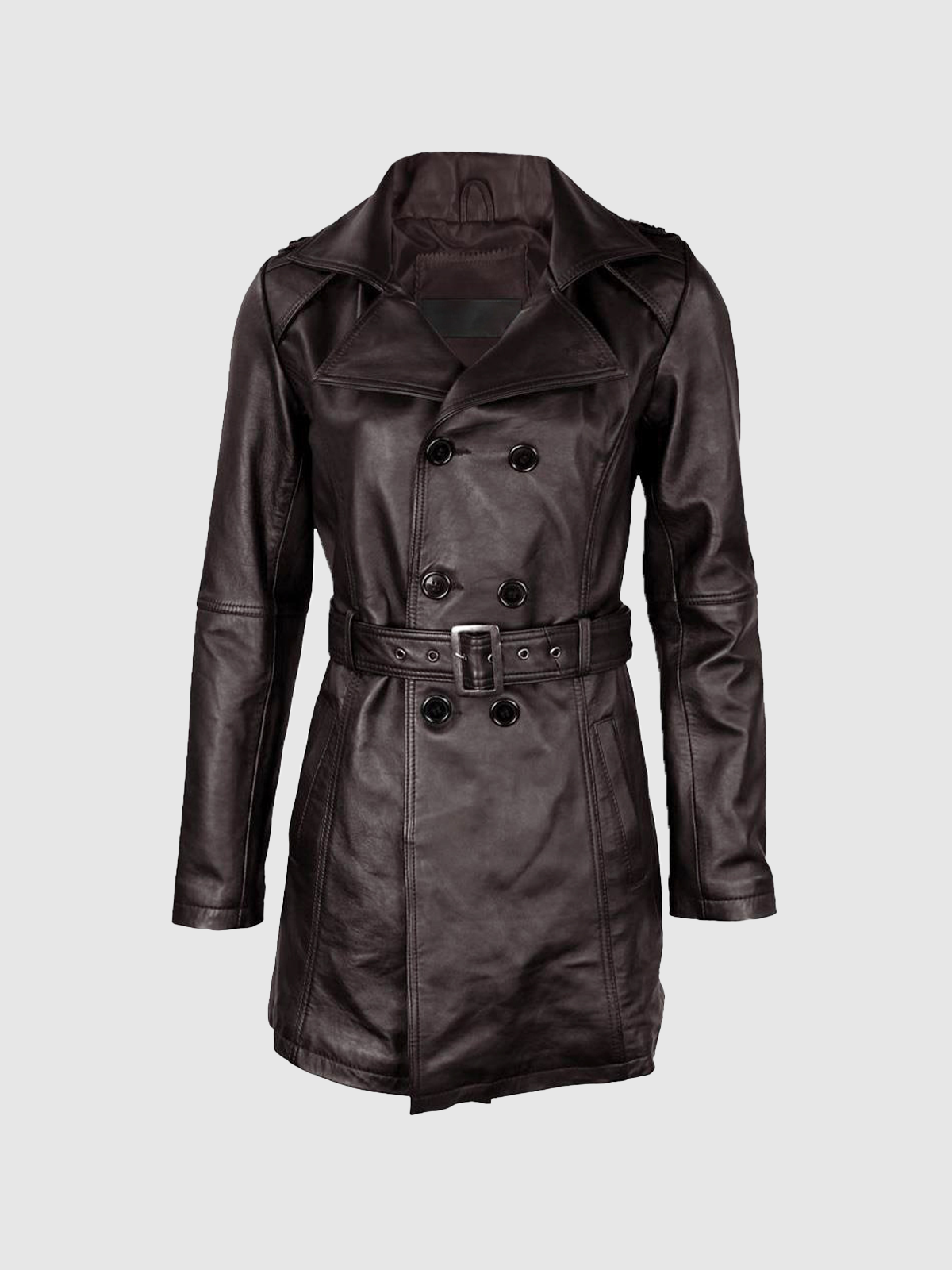 Aloura Women's Knee Length Coat | Leather Jacket Shop